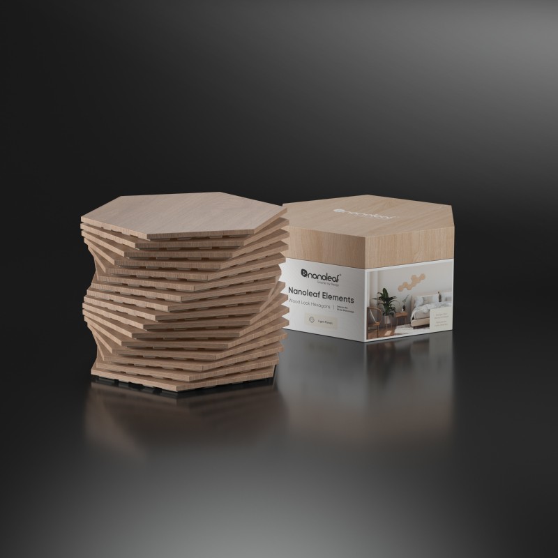 Nanoleaf Elements | Wood Look Panels | Smart LED Lights